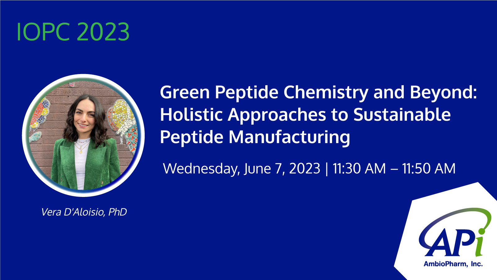 International Oligonucleotides and Peptides Conference (IOPC) | AmbioPharm